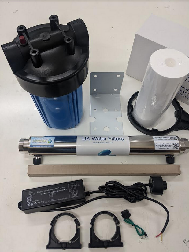 Off Grid 12V Ultra Violet System / 22L Min Flow Rate with Pre-Filter — UK Water Filters