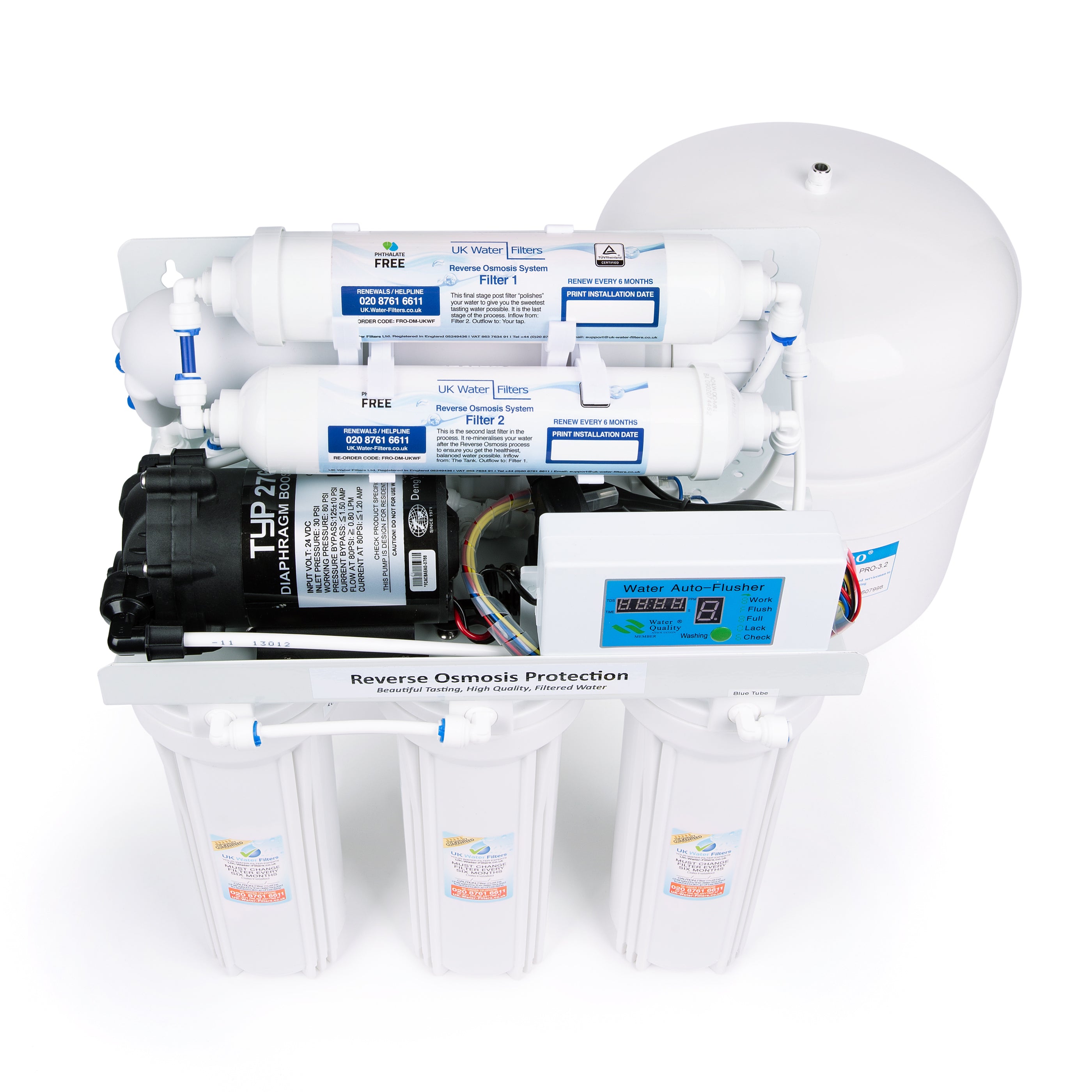 Reverse Osmosis System with Pump — UK Water Filters